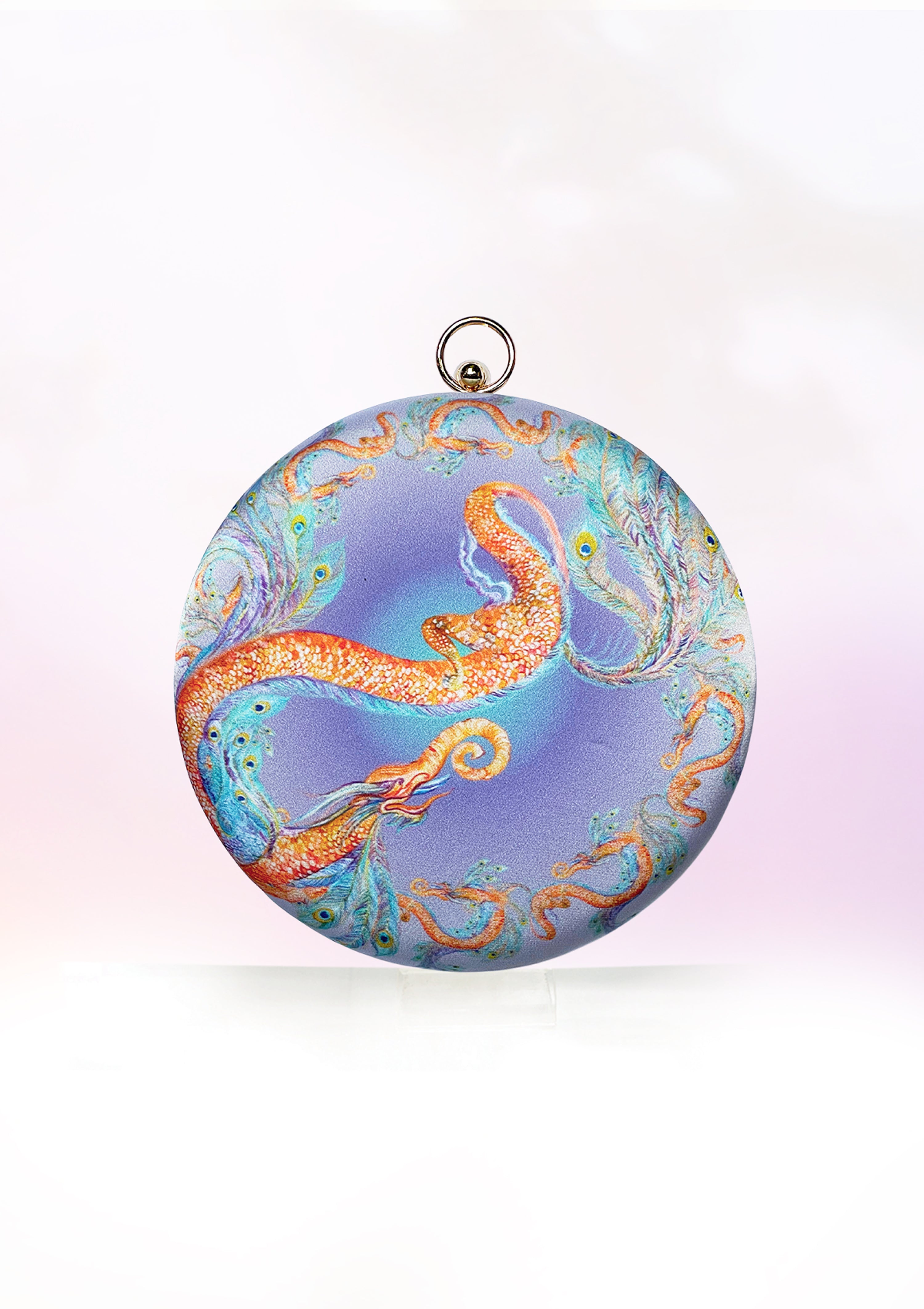 Mythical Sea Dragon Circle Clutch – Tharshana - Online Design Store