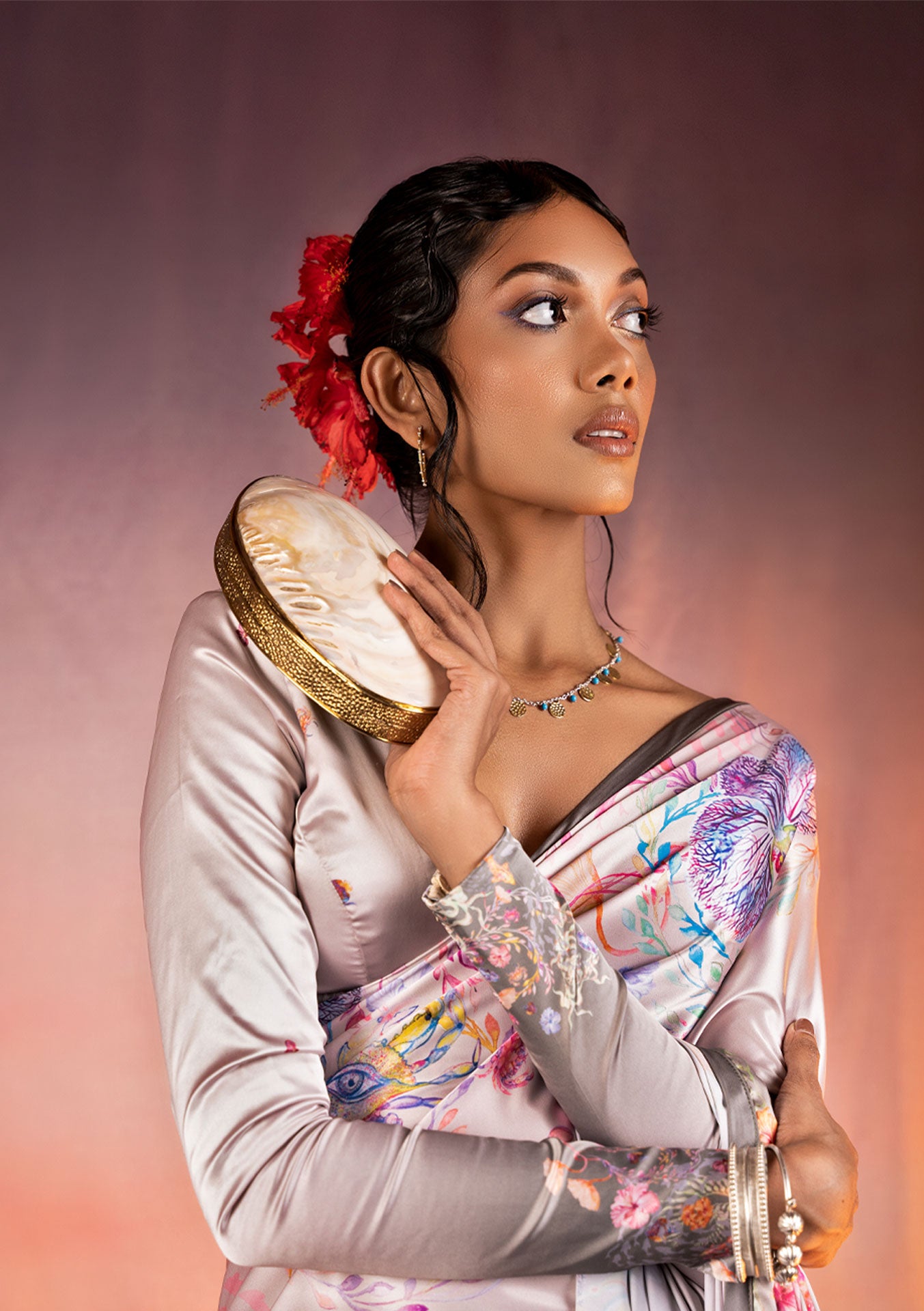 Water Garden Saree – Tharshana - Online Design Store