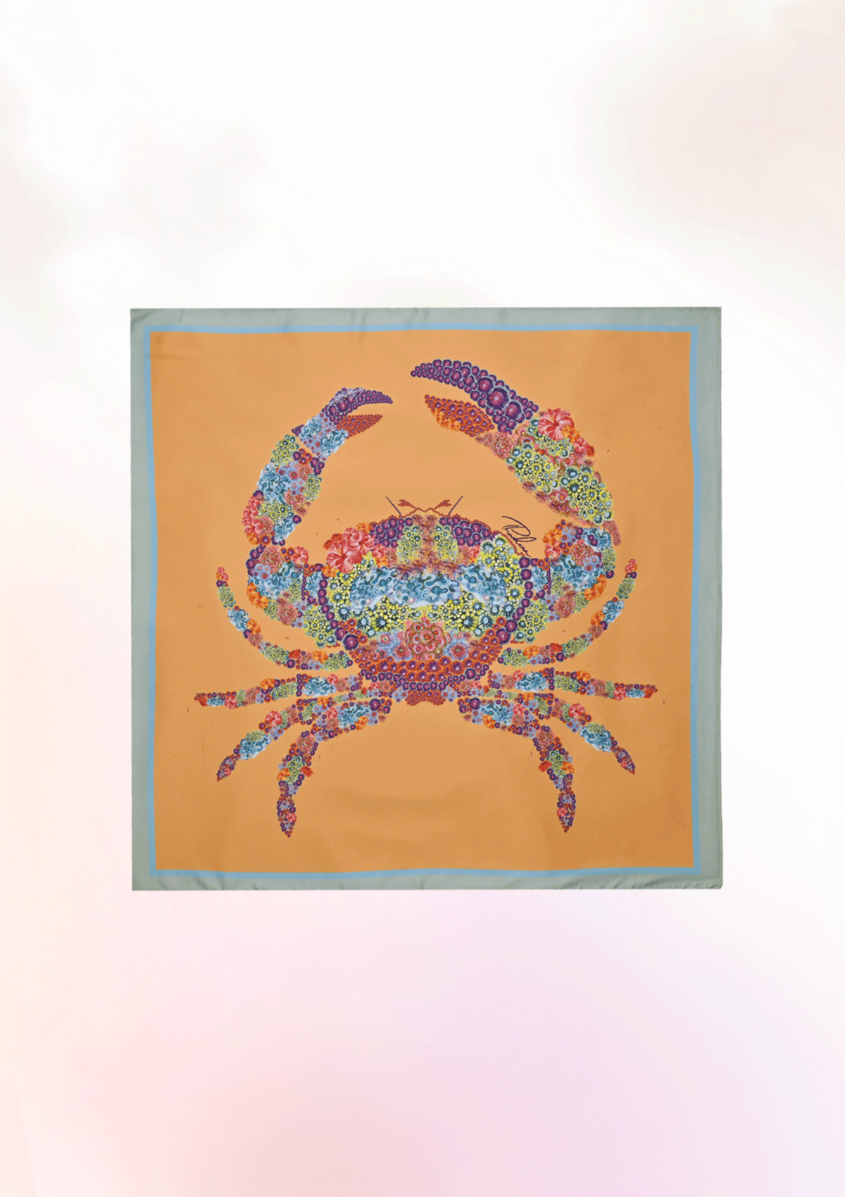 Crab Canvas Scarf – Tharshana - Online Design Store