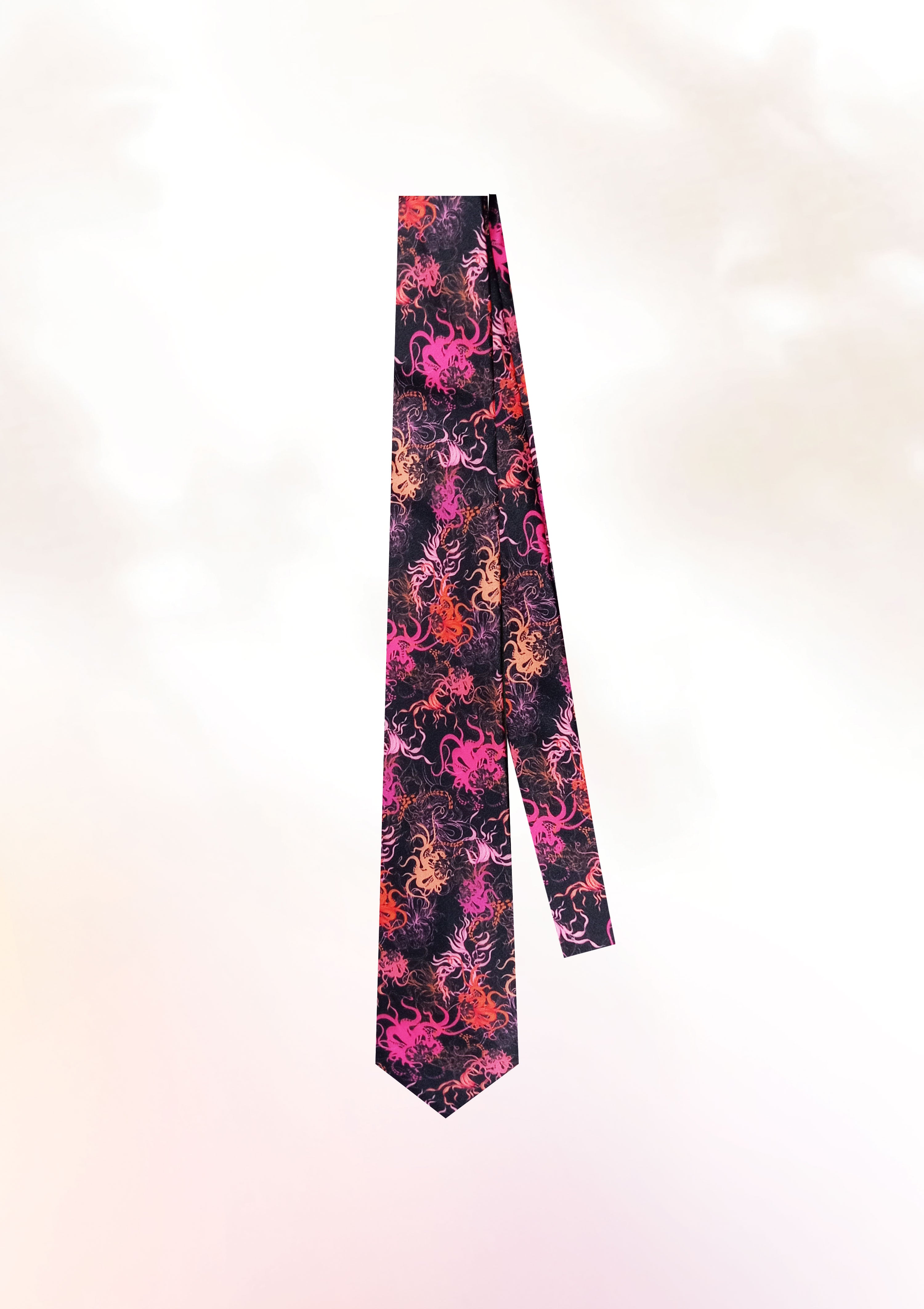 Abstract Chrysanthemum Octopus Tie – Tharshana - Online Design Store