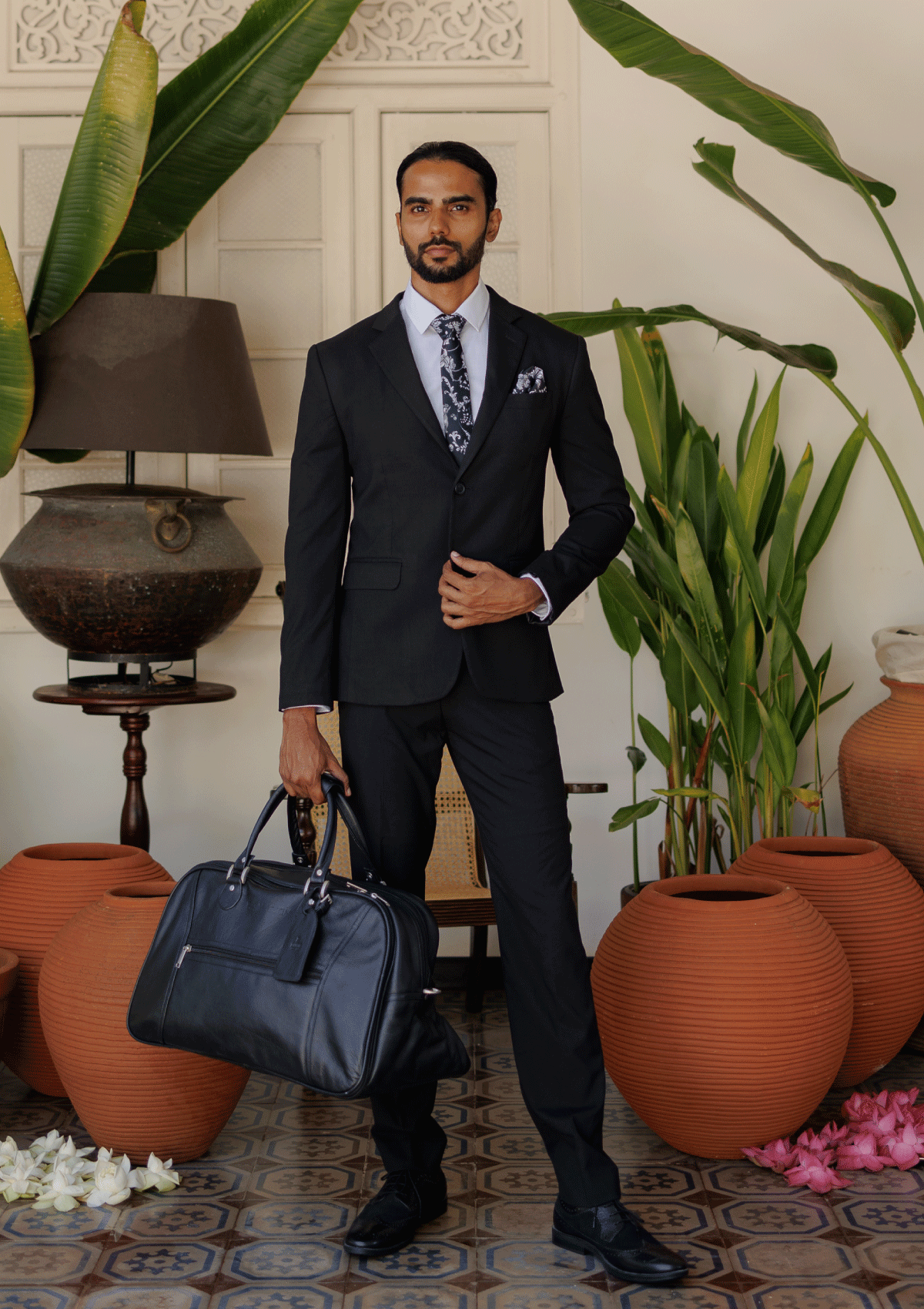Monochrome Whimsical Tie – Tharshana - Online Design Store