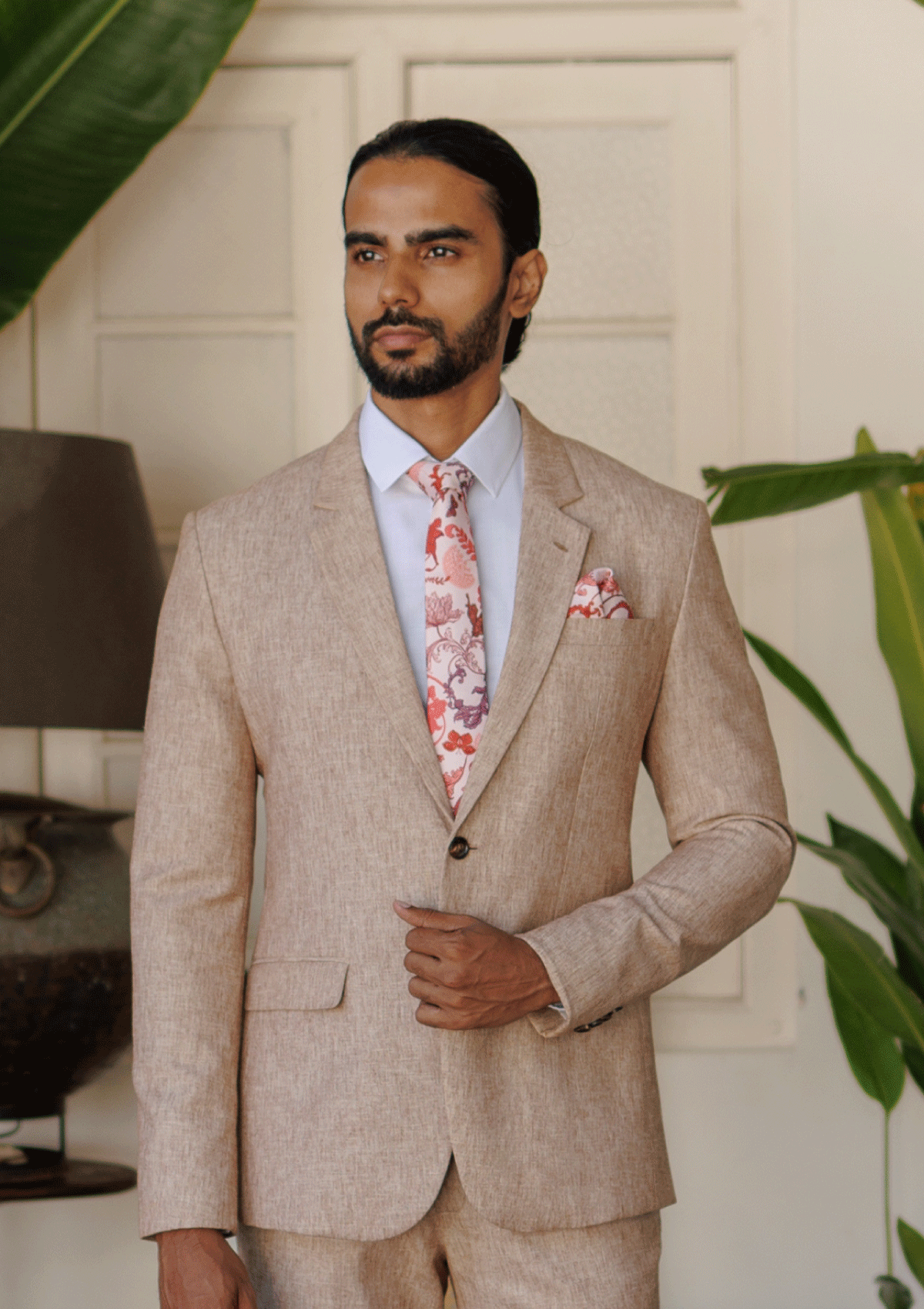Baroque Vibrant Tie – Tharshana - Online Design Store