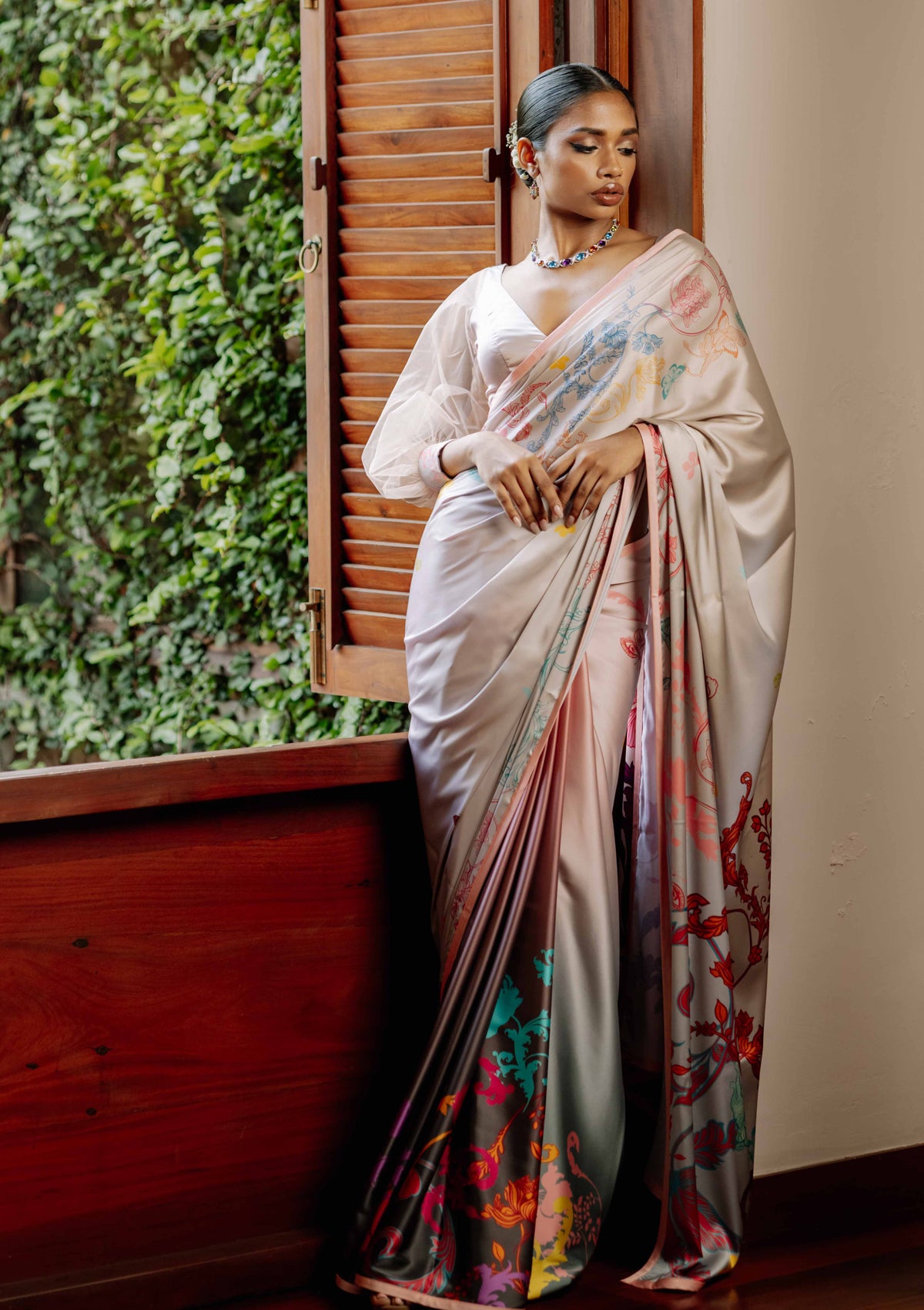 Baroque Ombre Tulip Saree – Tharshana - Online Design Store