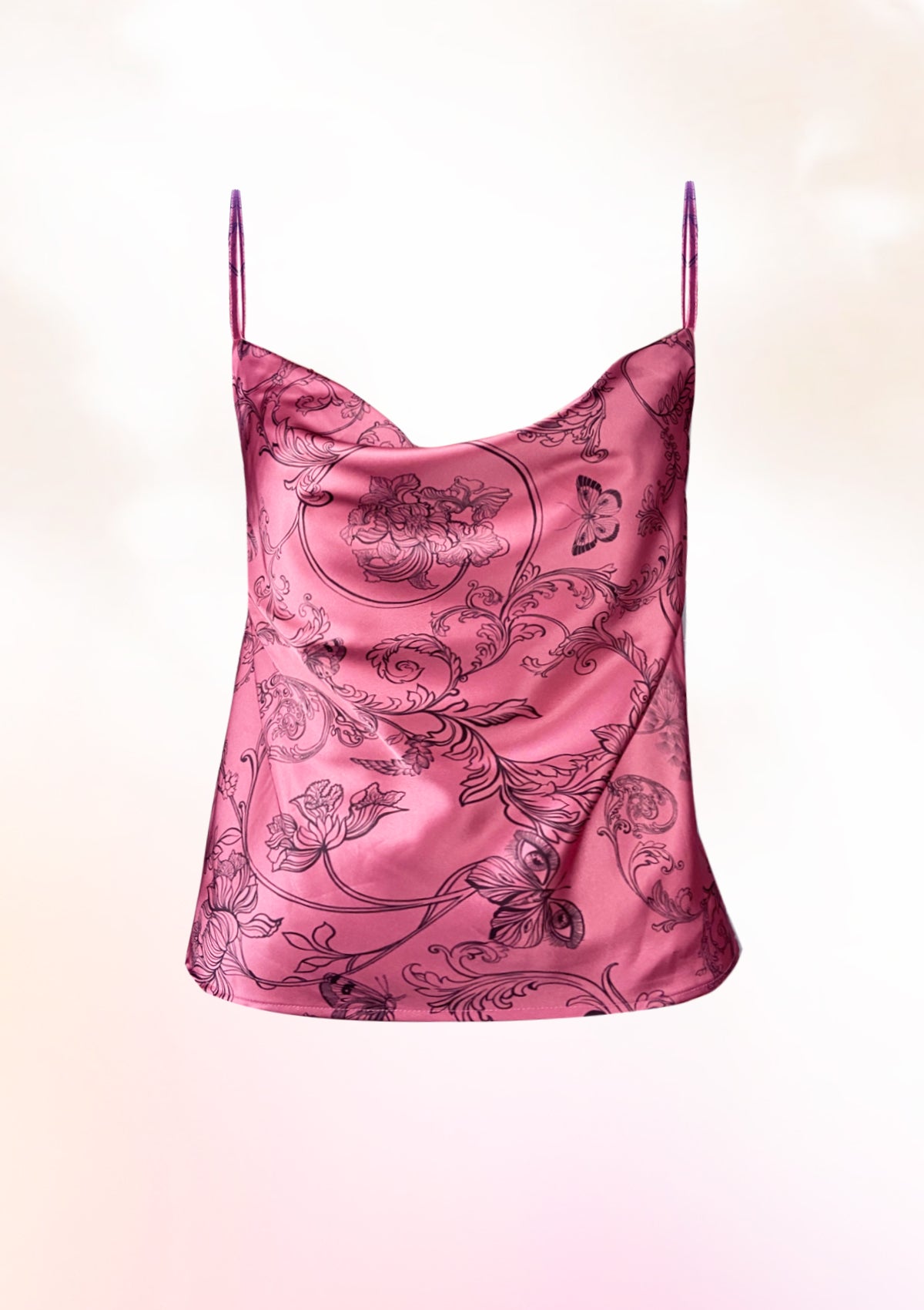 Rouge Whimsical Butterfly Cami – Tharshana - Online Design Store