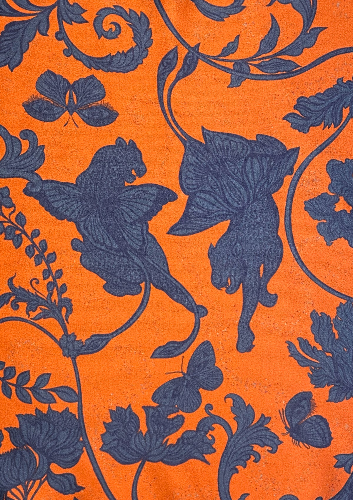 Prussian Blue leopard pocket square – Tharshana - Online Design Store